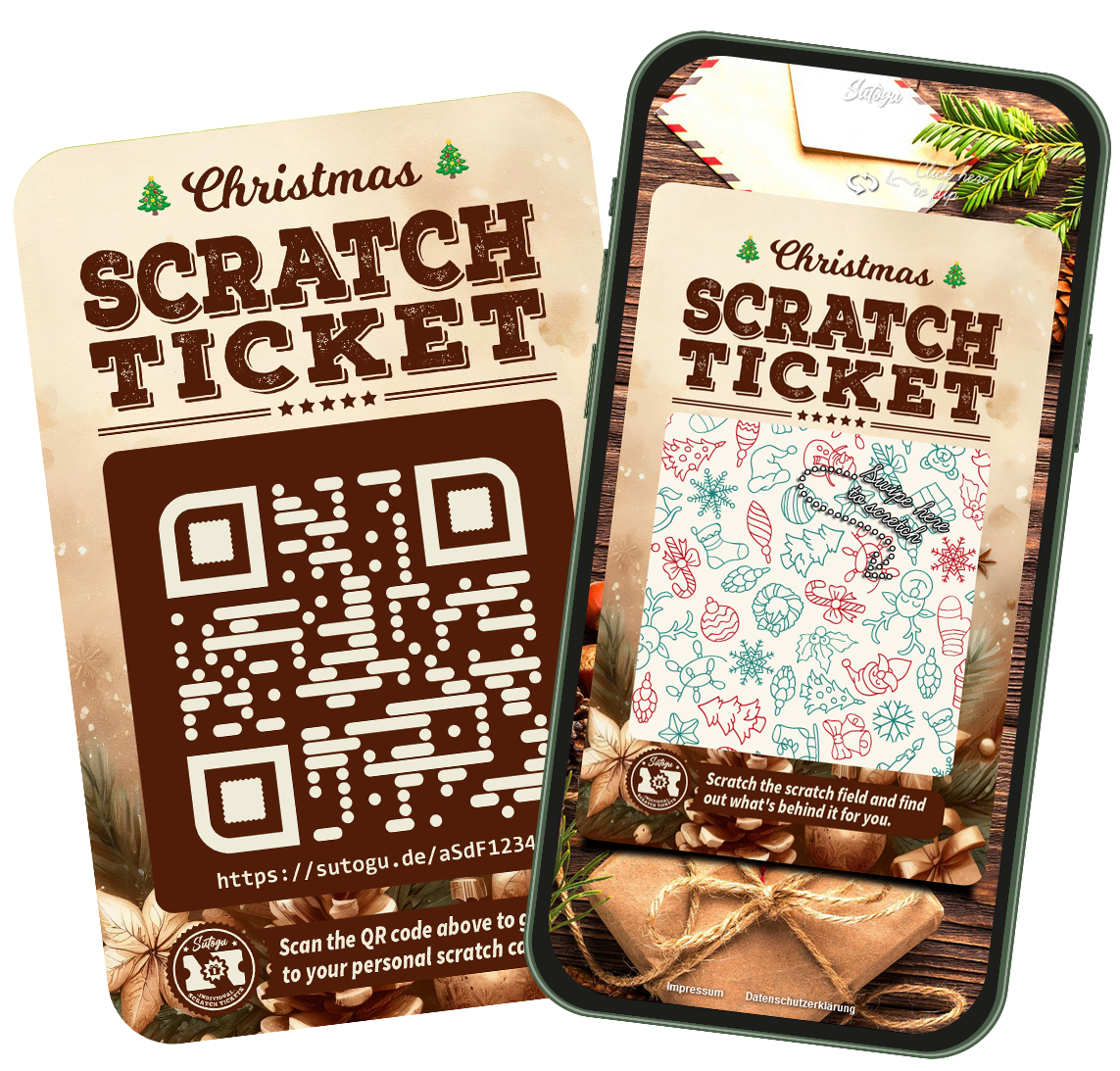 Sutogu - Individual scratch tickets for every occasion